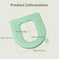 Agiufgs Toilet Seat Cover Silicone, Waterproof and Easy to Clean, for ...