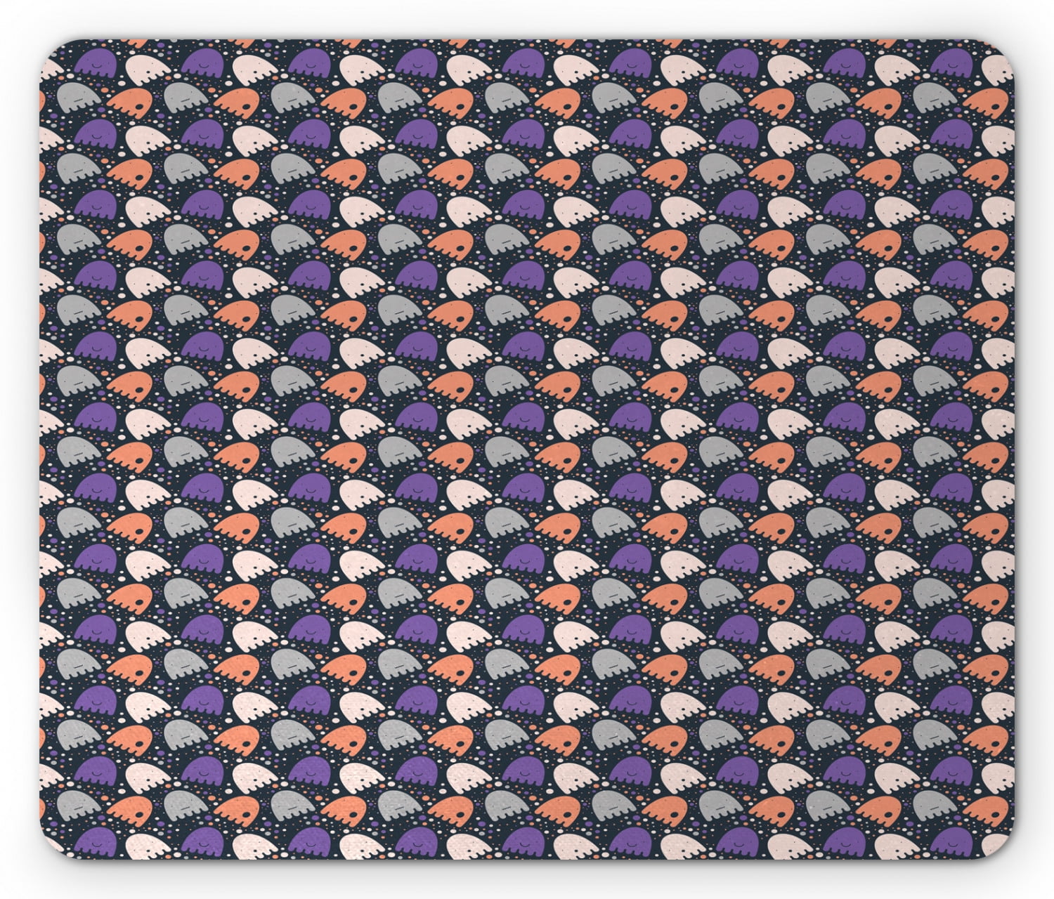 Ghost Mouse Pad, Pattern of Colorful Ghost for a Holiday Halloween ...