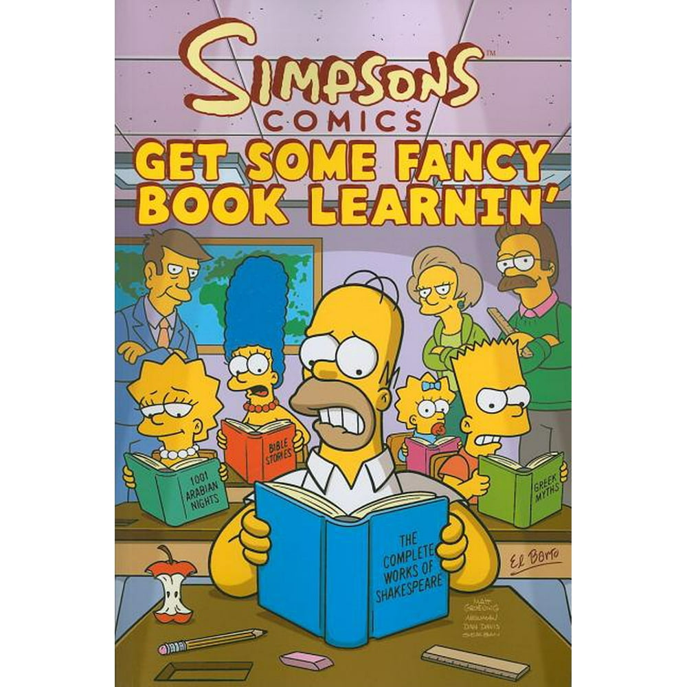 Simpsons Comic Compilations: Simpsons Comics Get Some Fancy Book ...