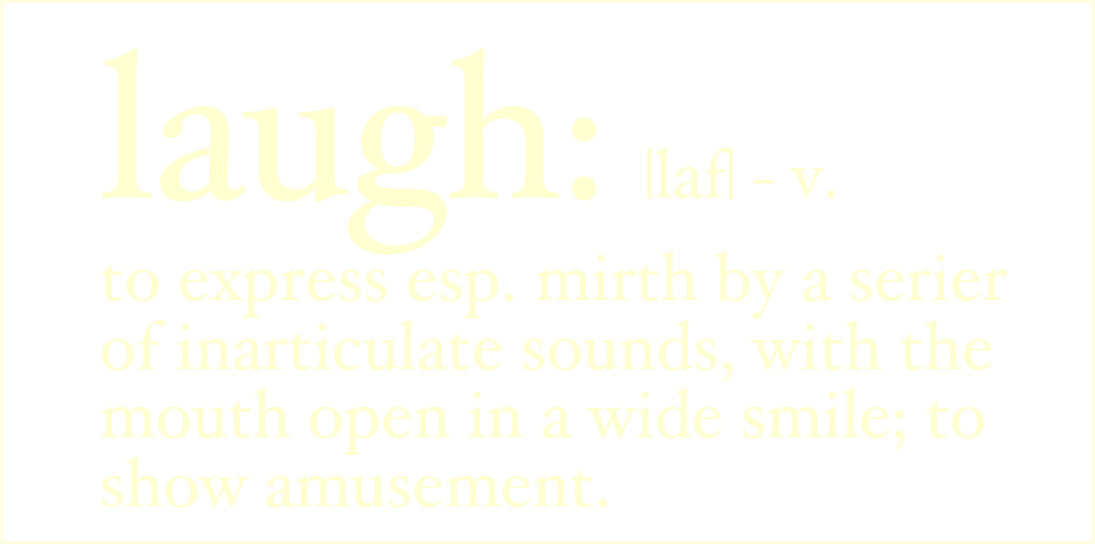 Laugh Definition Vinyl Decal - Small - Ivory - Walmart.com