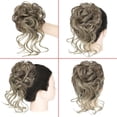 Messy Bun Hair Piece Tousled Updo Hair Buns Extension Elastic Hair Band ...