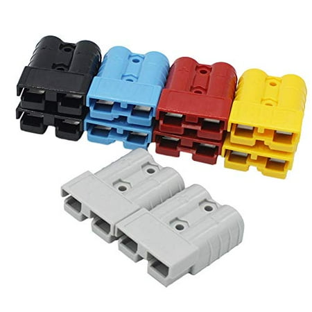 X-Haibei 5 Pair 50 Amp 6 Gauge Battery Quick Connector, 6 AWG Winch ...