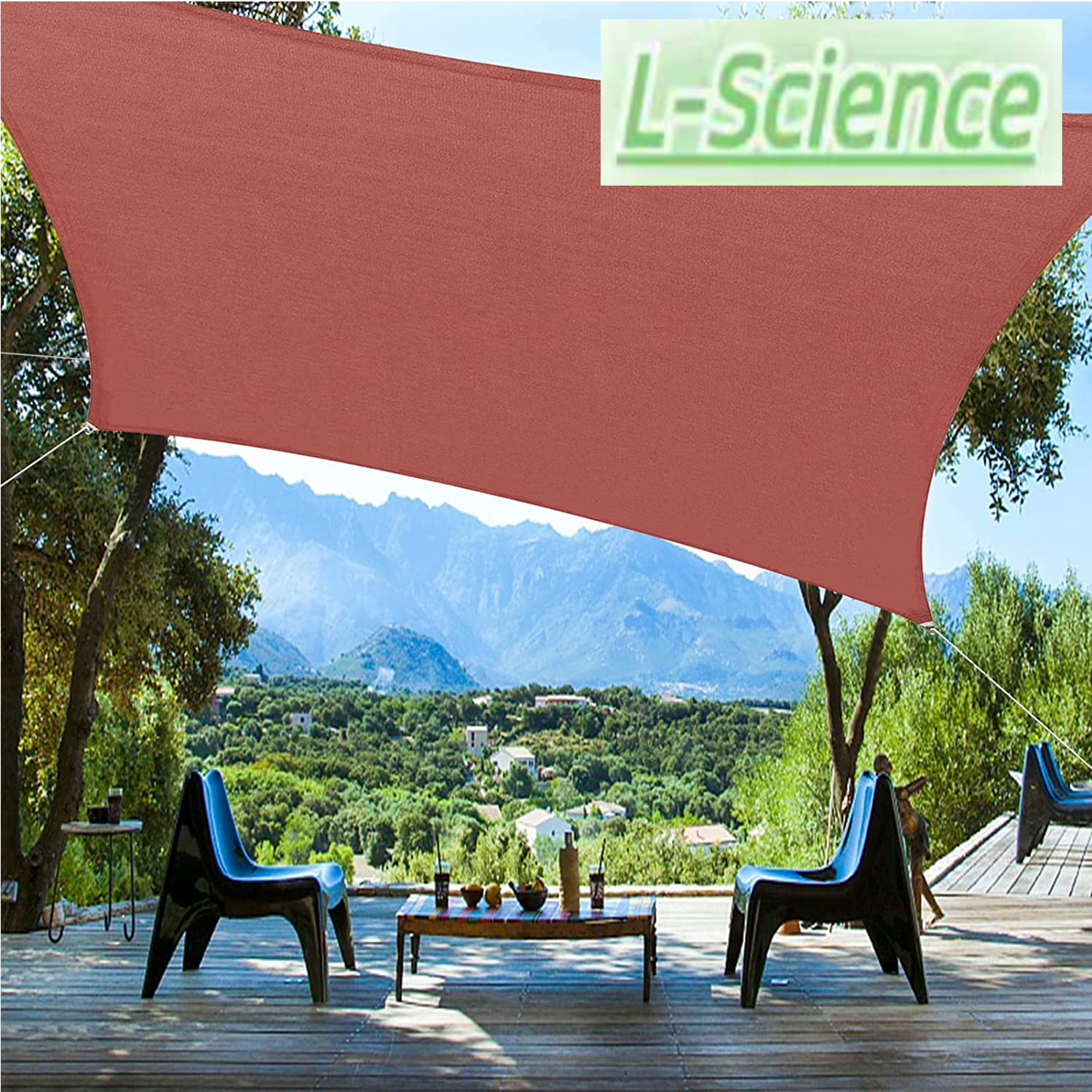 Sun Shade Sail Rectangle UV Block Canopy Awning Shelter Fabric Cloth ...