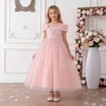 Pink Dress for Girls Elegant Kids formal Gown Pageants Events Girls ...