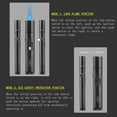 5.7in Double Jet Flame Butane Torch Lighter with Flame Locking & Safety ...
