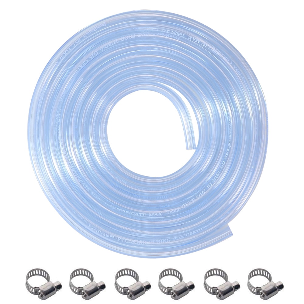 25ft Draft Beer Line 3/16" ID X 7/16" OD for Homebrewing Liquid with ...