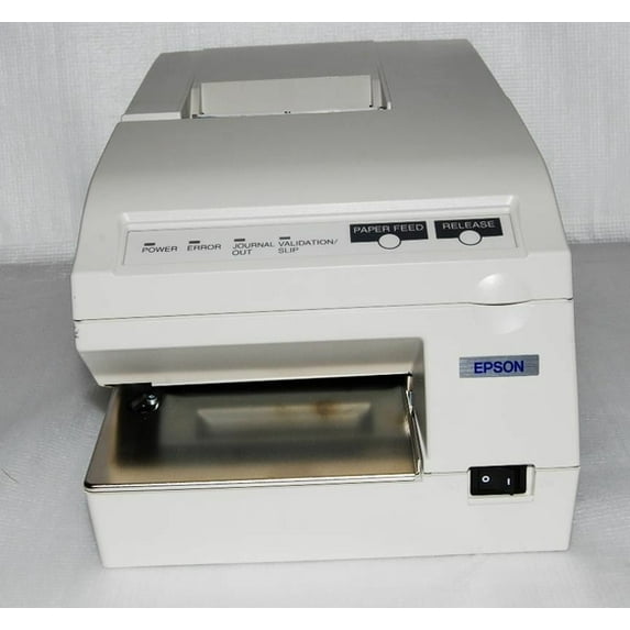 Restored Epson TM-U375 Impact Receipt, Slip & Validation Printer – 5.4 ...