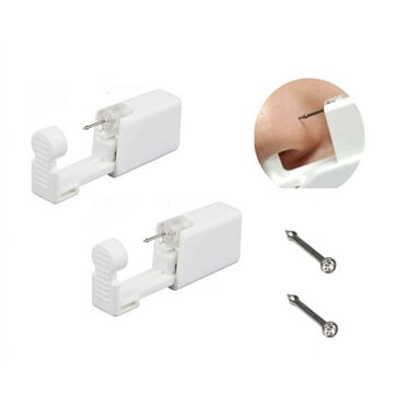 Nose Piercing Gun - 6 Pack Self Nose Piercing Kit Safety Disposable ...