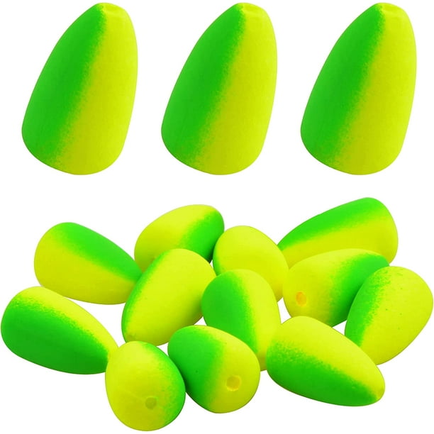 Foam Floats Fishing Rig Floats - 60 Pack Pompano Rig Floats Snell Float ...