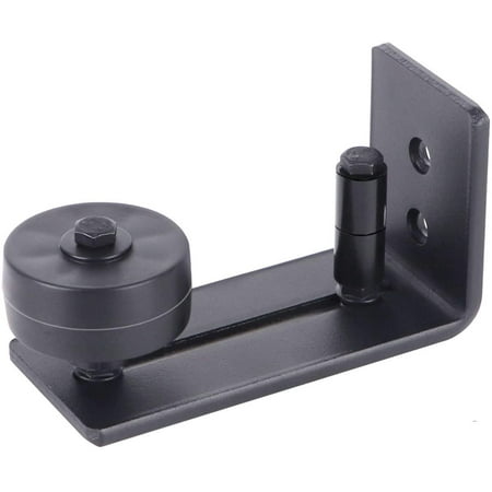 Sliding Barn Door Floor Guide, Black Flat Barn Door Guide for Bottom ...