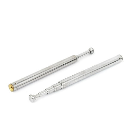 2pcs 210mm 5 Sections Telescopic Antenna Aerial Mast Rod for RC Radio ...