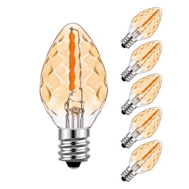 Vickerman C9 LED Yellow Chili Pepper Replacement Bulb E17 .96W ...