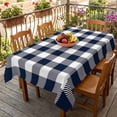 Rustic Buffalo Check Table Cloth 52x70in, Waterproof Rectangle ...