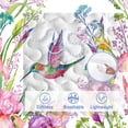 Colorful Bird Flower Design Quilt Set 3 Pieces King Size Soft Warm ...