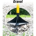 8"x8" Steel Tamper with 48" Handle, Heavy Duty Hand Tool for Leveling ...