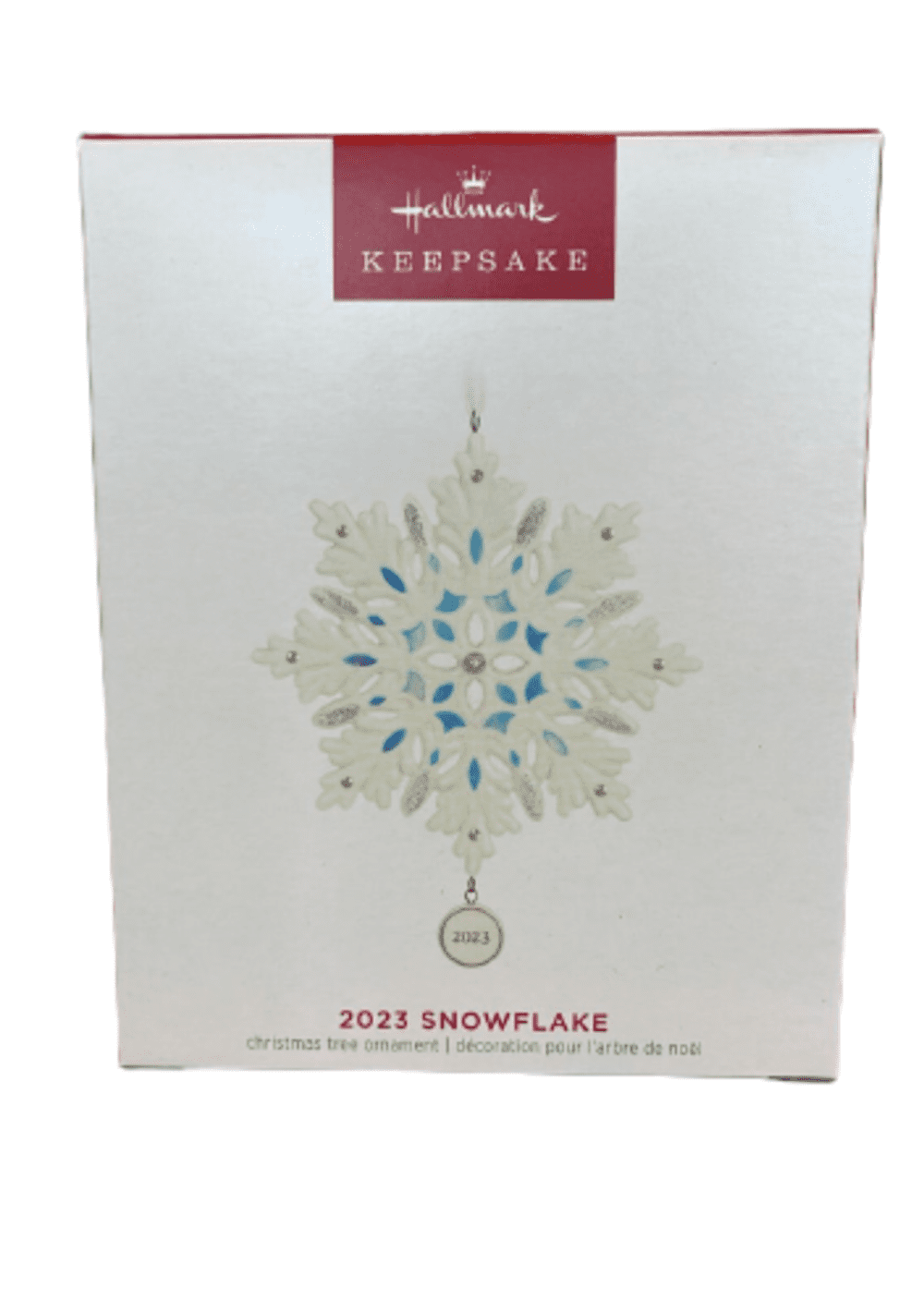 Hallmark 2023 Keepsake Snowflake Porcelain Christmas Ornament New with ...