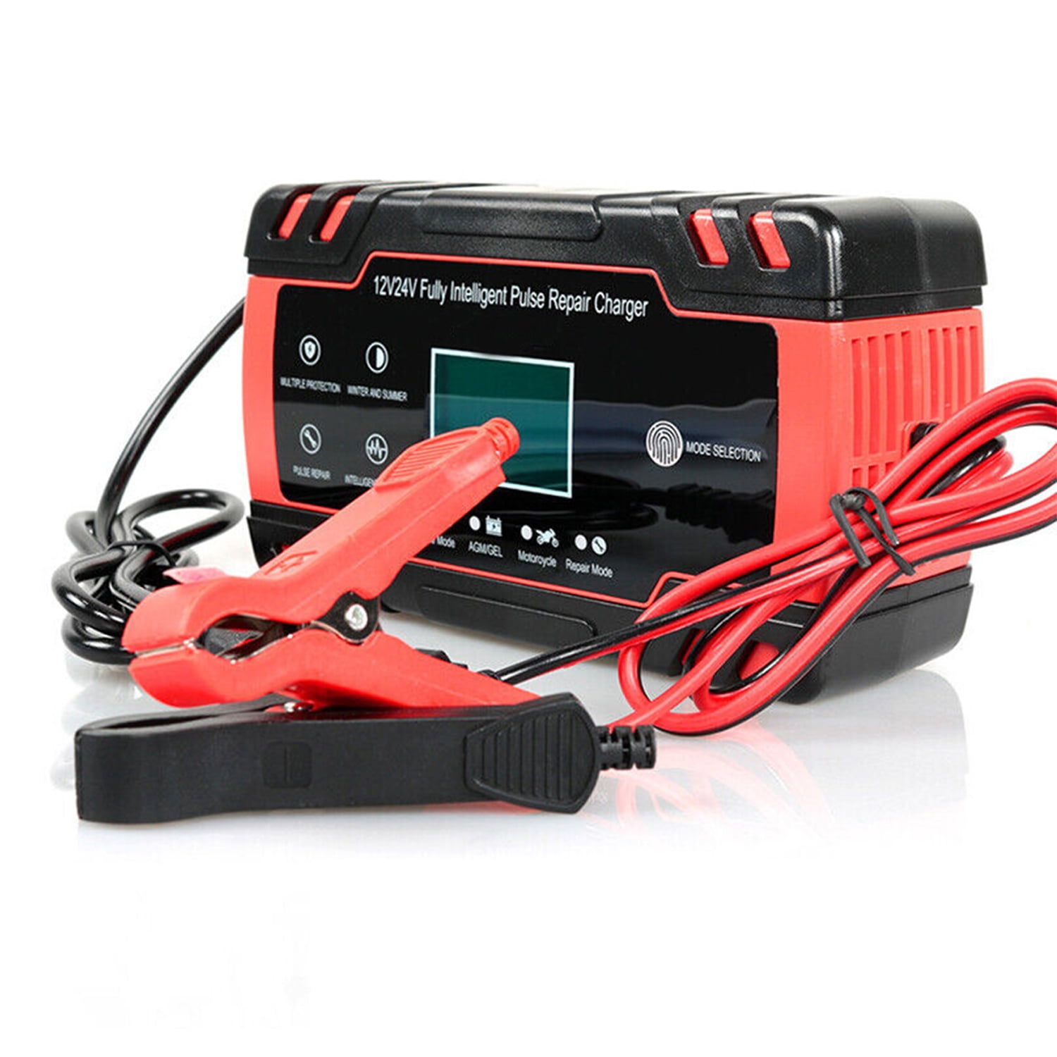 Automatic Smart Battery 8A 12V and 24V Car Battery Charger Temperature ...