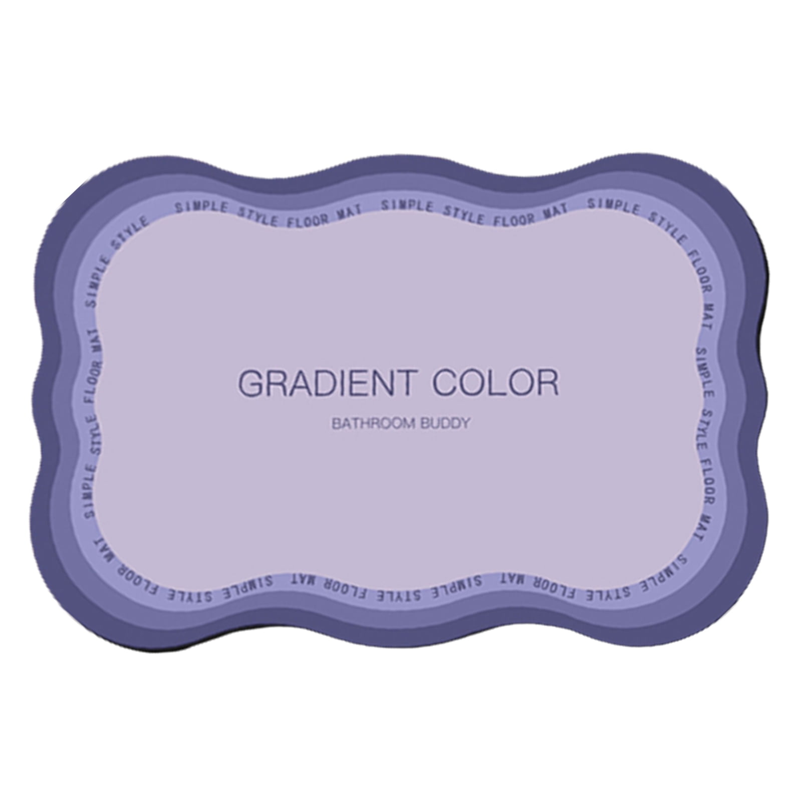DISHAN Irregular Shapes Door Mat - Smooth Trimming Process - Flexible ...