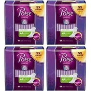 Poise Moderate Absorbency Incontinence Pads Regular Length, 66 CT ...