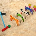 Children Croquet Set with Croquet Wood Mallets, Classic Family Game for ...