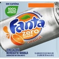 Fanta Zero Sugar Orange Fruit Soda Pop, 12 fl oz, 12 Pack Cans ...