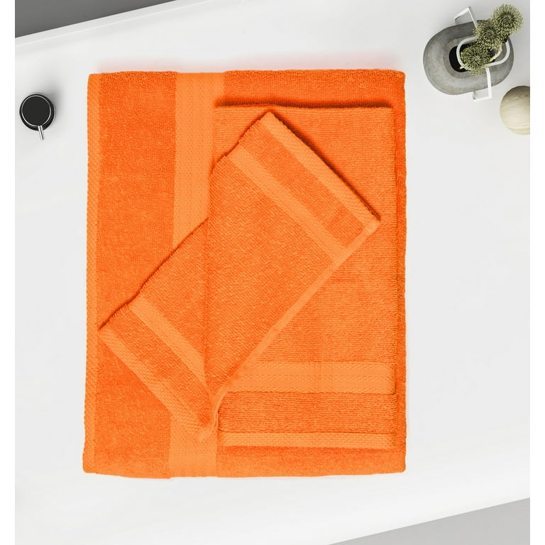 Bright Orange Towels