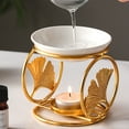 Elegant Essential Oil BurnersLeaf Designs Aromas Diffuser for Relaxing ...