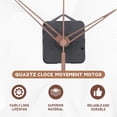 4Pcs Long Shaft Wall Clock Movement Mechanism with 4 Types 12 Inch ...