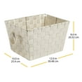 Whitmor Woven Fabric Storage Basket - Walmart.com