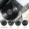 Udreamer Vinyl Record Player 3-Speed Turntable with Bluetooth,Suitcase ...
