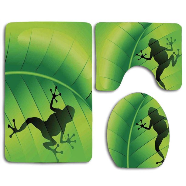 EREHome Silhouette a Frog on Exotic Macro Tropical Leaf Plant Wild Life ...