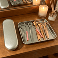 6-Piece Complete Tongue Scraper Set – 2 Y-Shape (Silver/Rose Gold) and ...