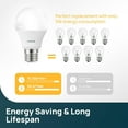 SRWEHG-A19 LED Light Bulb, 40W Equivalent, 5W 2700K Soft White, 450 ...