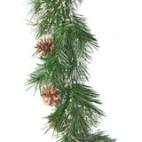 GDF Studio Christmas Garland with Mixed Needles, 20 Pine Cones, 50 LED ...