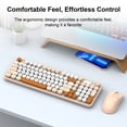Xirurus Wireless Keyboard and Mouse Combo 98 Keys Dual Mode 2.4G ...