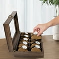 Uten Wood Watch Box, Watch Storage Case, Watch Organizer with Glass ...