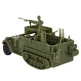 BMC CTS WW2 US M3 Halftrack - OD Green Plastic Army Men Armored Vehicle ...