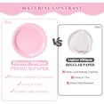 350 Pcs Pink Paper Plates and Napkins Set for 50, 9" Dinner Plates & 7 ...