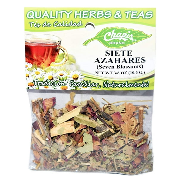 Chapis Tea/Hierba Siete Azahares-Dried Natural Herbs Net Wt. 3/8 oz ...