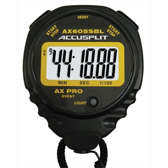 Accusplit AX605SBLKIT Single Event Stopwatch with Continuous on LED ...