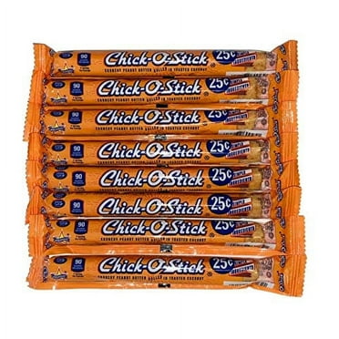 Chick O Stick Candy STF9 Bars | 8 Pack | Crunchy Peanut Butter Rolled ...
