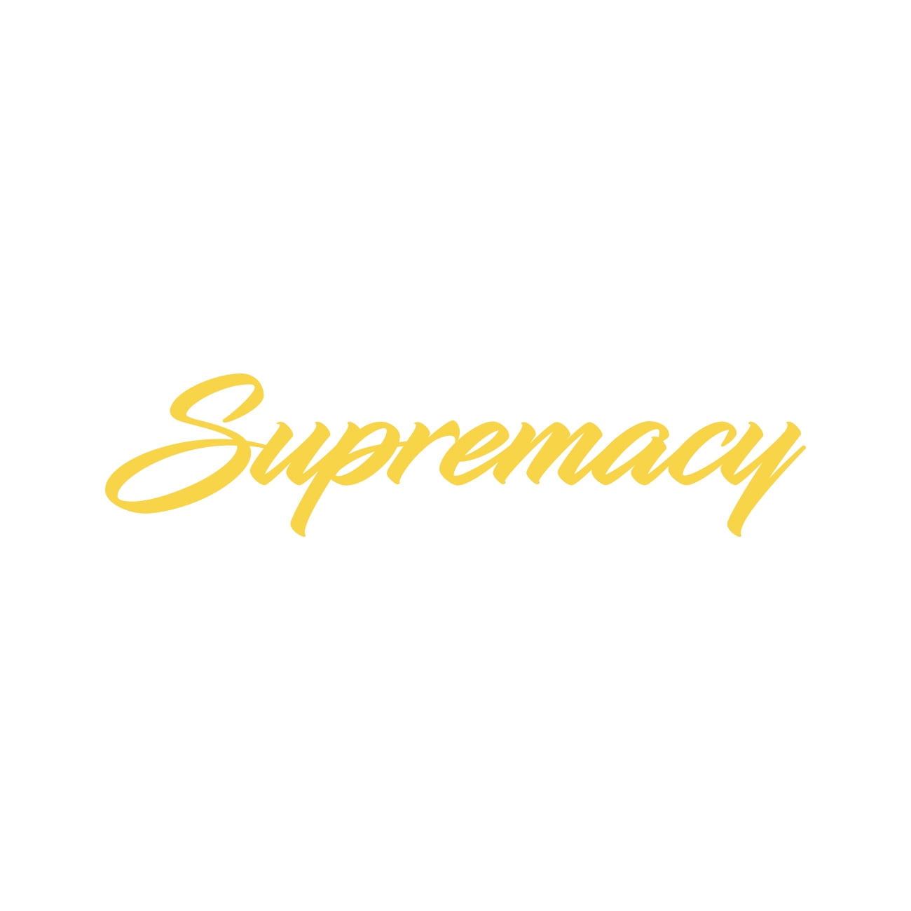 Supremacy Sticker Decal Die Cut - Self Adhesive Vinyl - Weatherproof ...