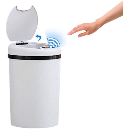 Bmatwk Automatic Trash Can, Intelligent Induction Flip Type Electric ...
