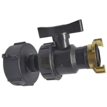 Adapter, IBC tank fittings S60X6 - Fitting kit for barbed hose (S60 x 6 ...