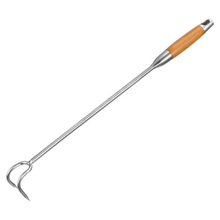 Uxcell Food Flipper Hooks, 19 Inch Stainless Steel Meat Hooks Roasting ...