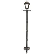 Vita 6"L x 6"W x 74"H Portsmouth Vinyl Lamp Post, White, VA94430 ...