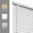 CHICOLOGY Cordless 1-Inch Vinyl Mini Blinds, Gloss White (Room ...