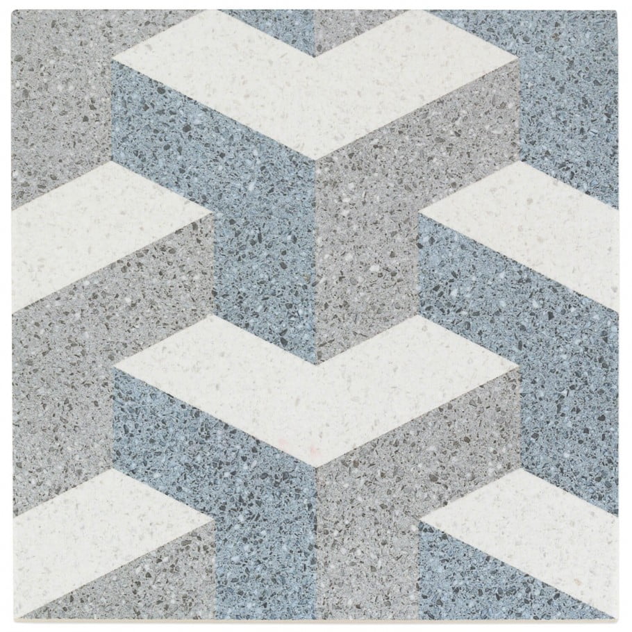 Bond Tile Baron 3D Gray Porcelain Floor and Wall Tile Sample - Walmart.com