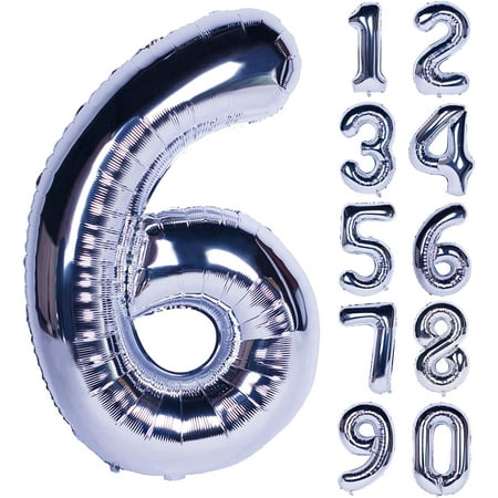 40 Inch Gold Large Numbers 0-9 Birthday Party Decorations Helium Foil ...