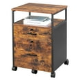 Ktaxon Mobile 2-Drawer Wood File Cabinet with Lock, Shelf, Legal ...